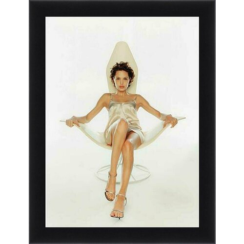 Плакат, постер на бумаге Анджелина Джоли-24. Размер 30 х 42 см