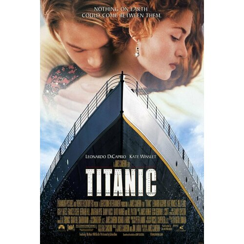 Плакат, постер на холсте Titanic/Титаник. Размер 60х84 см