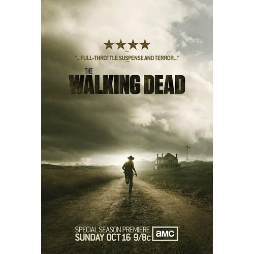 Плакат, постер на бумаге Ходячие мертвецы (The Walking Dead, сериал, 2010-2022г). Размер 60 х 84 см
