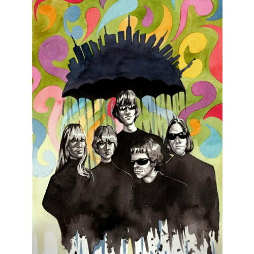 Плакат, постер на холсте The Velvet Underground/музыкальные/поп исполнитель/артист/поп-звезда/группа. Размер 42 х 60 см