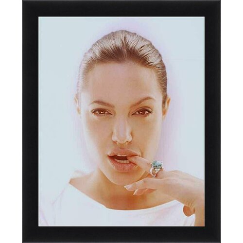 Плакат, постер на холсте Анджелина Джоли-22. Размер 21 х 30 см