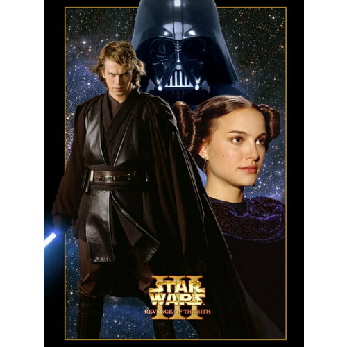 Плакат, постер на холсте Star Wars /Звездные войны: Месть Ситхов/искусство/арт/абстракция/творчество. Размер 60 х 84 см