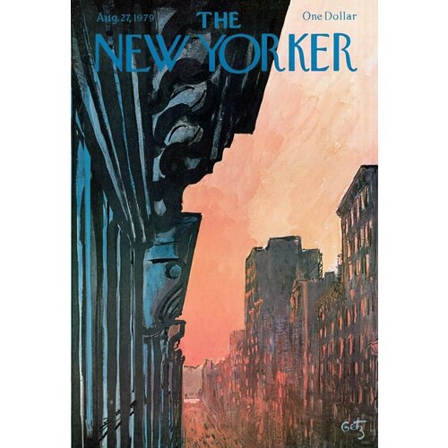 Плакат, постер на бумаге The New Yorker (Aug. 27, 1979). Размер 21 х 30 см