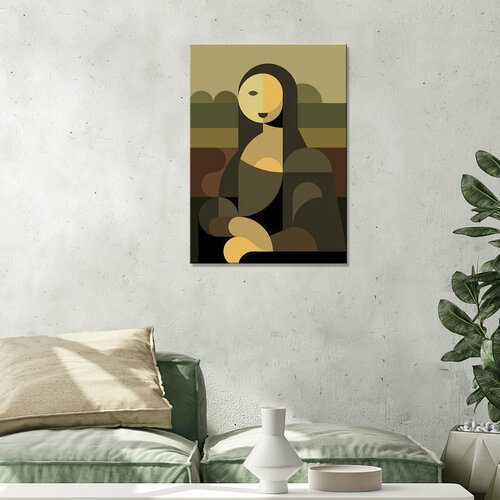 Интерьерная картина на холсте - Арт Мона Лиза 40х60