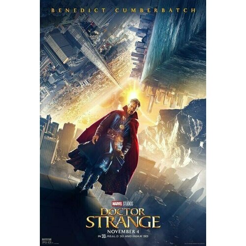 Плакат, постер на бумаге Доктор Стрэндж (Doctor Strange), Скотт Дерриксон. Размер 21 х 30 см
