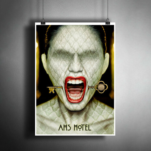 Постер плакат для интерьера "Сериал: Американская история ужасов, 5 сезон, Отель" / A3 (297 x 420 мм)