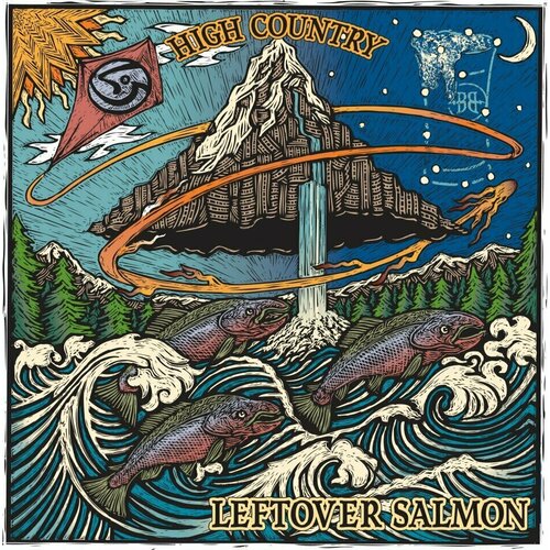 Плакат, постер на бумаге Leftover Salmon-High country/Лэфтовер Сэлмон. Размер 60 х 84 см