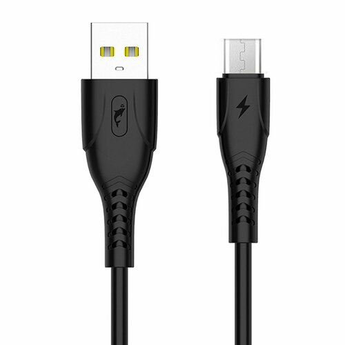 Дата-кабель USB универсальный MicroUSB SKYDOLPHIN S08V (черный)