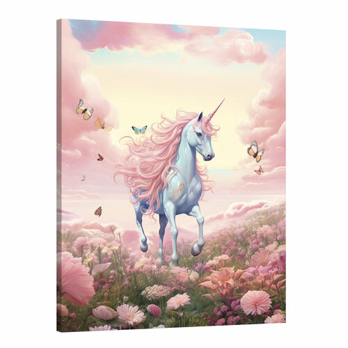 Интерьерная картина 50х70 "Розовая мечта"