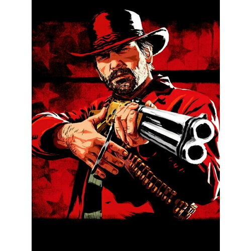 Плакат, постер на бумаге Red Dead Redemption 2/игровые/игра/компьютерные герои персонажи. Размер 30 х 42 см
