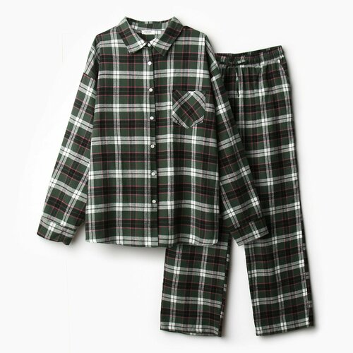 Пижама  Kaftan, размер 48/50, зеленый