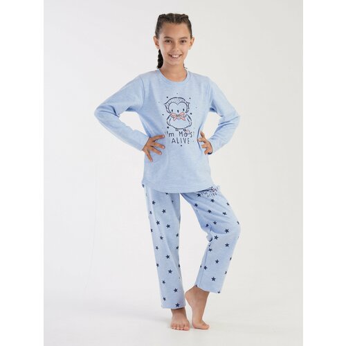 Пижама  Vienetta, размер 11-12 лет, голубой