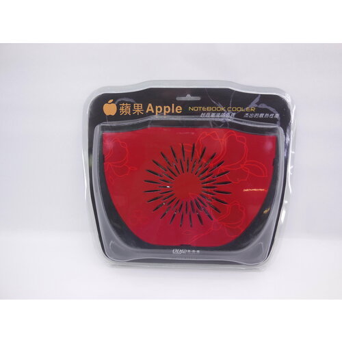 Подставка для ноутбука 12-15 дюймов Apple Notebook Cooler, вентилятор. Red 267x208x26мм