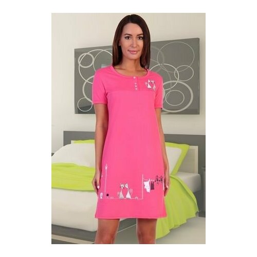 Сорочка  MOSES, размер 42, розовый