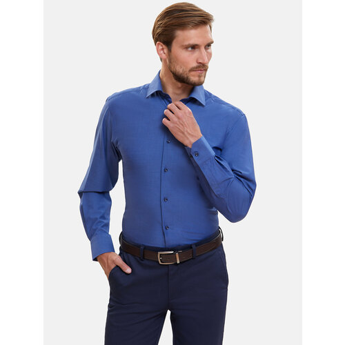 Рубашка KANZLER, размер 44, синий