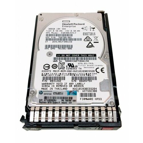 Жесткий диск HP 846287-001 300Gb 10000 SAS 2,5" HDD