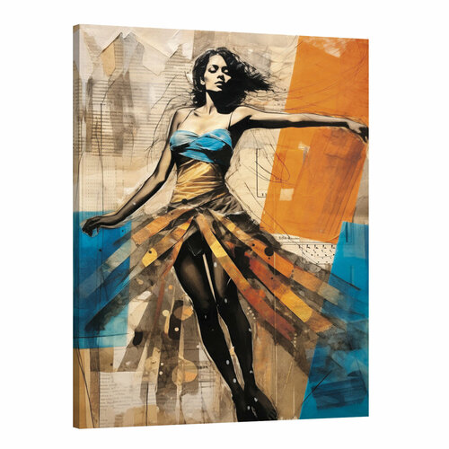 Интерьерная картина 50х70 "Танцы свободной души"