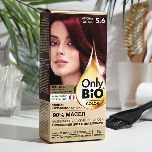 Стойкая крем-краска для волос серии Only Bio COLOR тон 5.6 красное дерево, 115 мл (комплект из 5 шт)