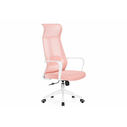 Компьютерное кресло KAPIOVI FILDA, розовая сетка, белая крестовина