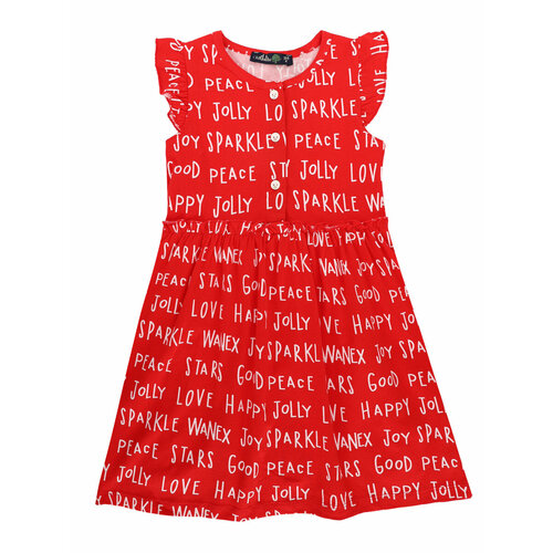 Платье L'addobbo, размер 104, красный