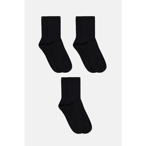 Носки Befree Базовые, размер 23-25, черный