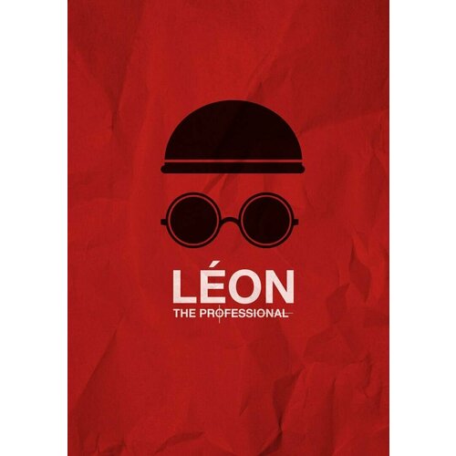 Плакат, постер на холсте Leon-The professional/Леон. Размер 30 х 42 см
