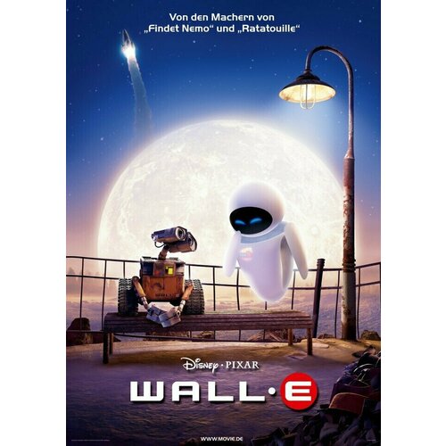 Плакат, постер на холсте Wall-E/Валли/. Размер 42х60 см