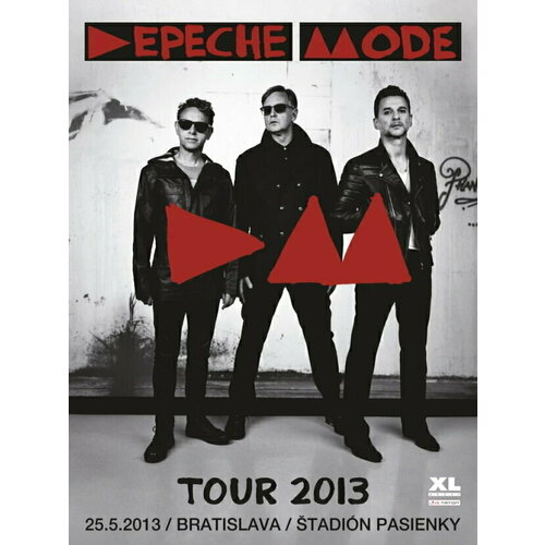 Плакат, постер на холсте Depeche Mode/музыкальные/поп исполнитель/артист/поп-звезда/группа. Размер 60 х 84 см