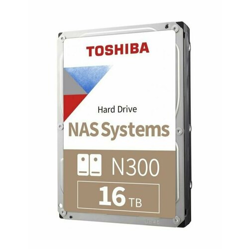 Жесткий диск HDD Toshiba SATA 16TB (HDWG31GUZSVA)
