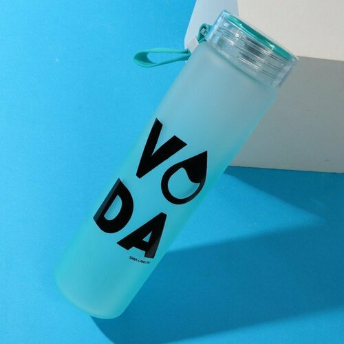 Бутылка для воды VODA, 500 мл, стекло (комплект из 4 шт)