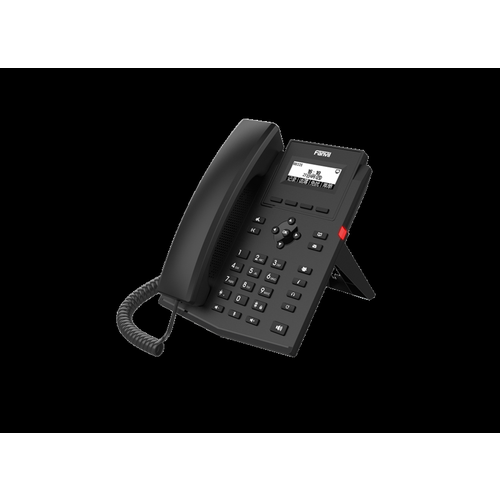 VoIP-телефон Fanvil 2xEthernet 10/100/1000, LCD 128x48, дисплей 2,3, 2 аккаунта SIP, G722, Opus, Ipv-6, порт для гарнитуры, книга на 1000 за