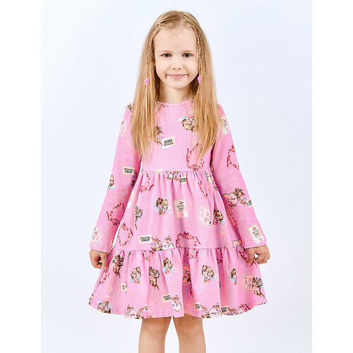 Платье KETMIN, размер 122, розовый