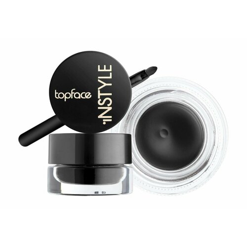Гелевая водостойкая подводка для глаз 1 Black Topface Instyle Gel Eyeliner