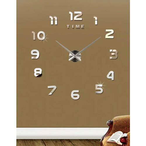 Настенные 3D часы, Электронные часы с цифрами на стену, Бесшумные часы для дома