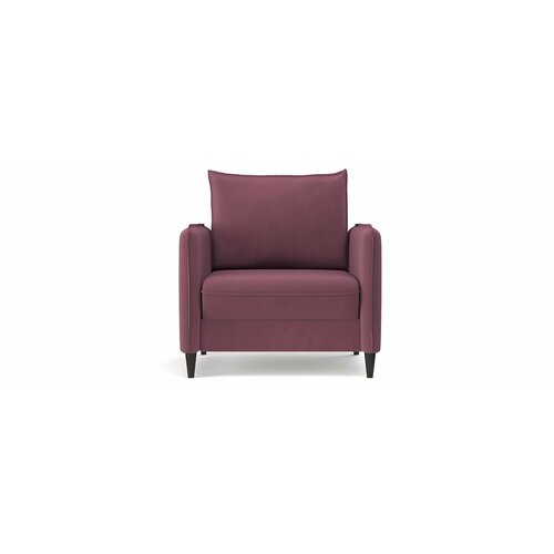Кресло-кровать раскладное PUSHE Фьорд Smart 70, велюр, темно-розовый