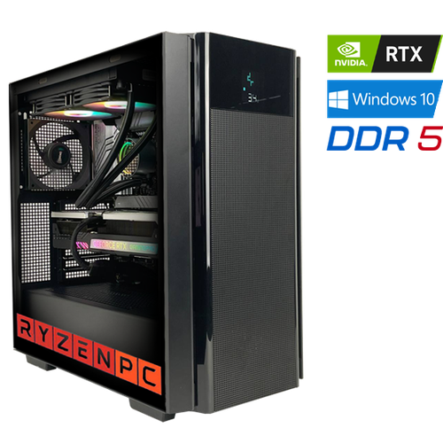 Настольный компьютер RyzenPC GAME 83512776 (AMD Ryzen 5 7500F 3.7 ГГц, AMD A620, 32 DDR5, SSD: 500, NVIDIA GeForce RTX 3060 12 Гб, WI-FI, Без привода, 750 Вт, Deepcool CH510 Mesh Digital, Windows 10 Pro)