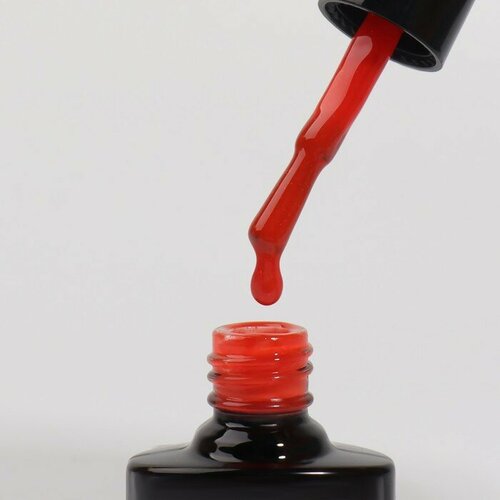 Гель лак для ногтей «RED BOOM», 3-х фазный, 8 мл, LED/UV, цвет (76)