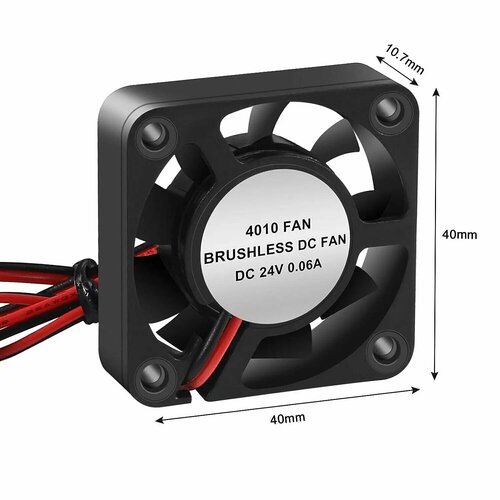 Вентилятор охлаждения для 3D-принтера 4010 24V