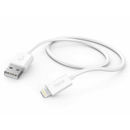Кабель Hama H-201579 00201579 USB-A-Lightning MFI 1м белый
