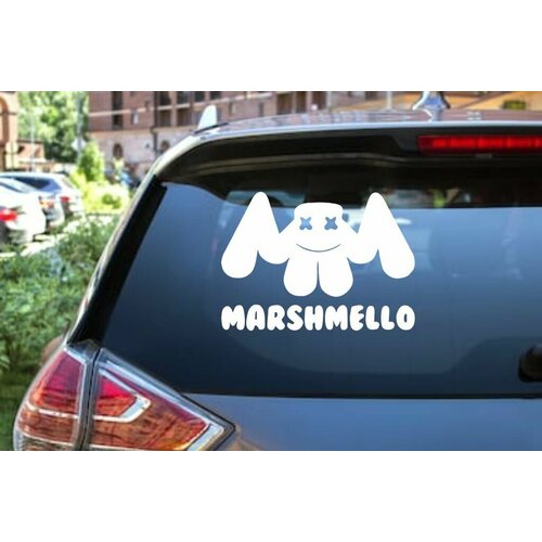 Наклейка виниловая Marshmello, Маршмэллоу №2, А3
