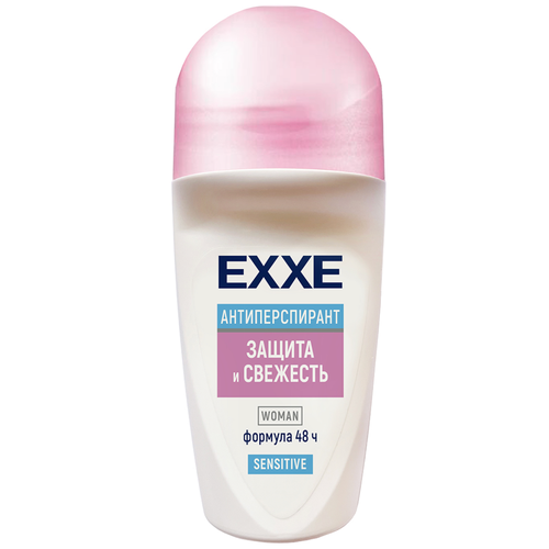 Эксе / EXXE - Дезодорант-антиперспирант ролик для тела женский Sensitive Защита и свежесть 50 мл
