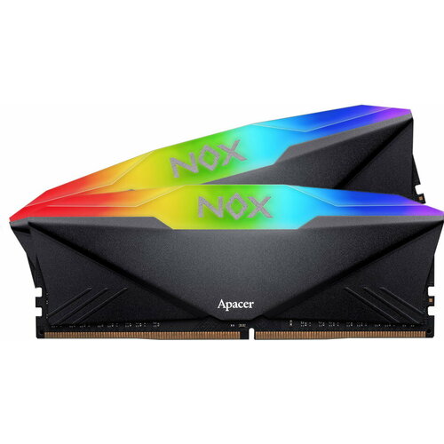 Оперативная память для компьютера Apacer NOX RGB DIMM 16Gb DDR4 3200 MHz AH4U16G32C28YNBAA-2