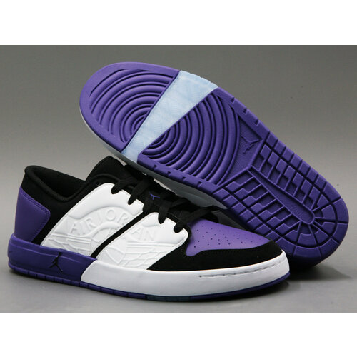 Кроссовки NIKE Air Jordan Nu Retro 1 Low, полнота D, размер 10 US, фиолетовый, черный