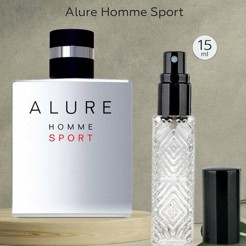 Gratus Parfum Alure Homme Sport духи мужские масляные 15 мл (спрей) + подарок