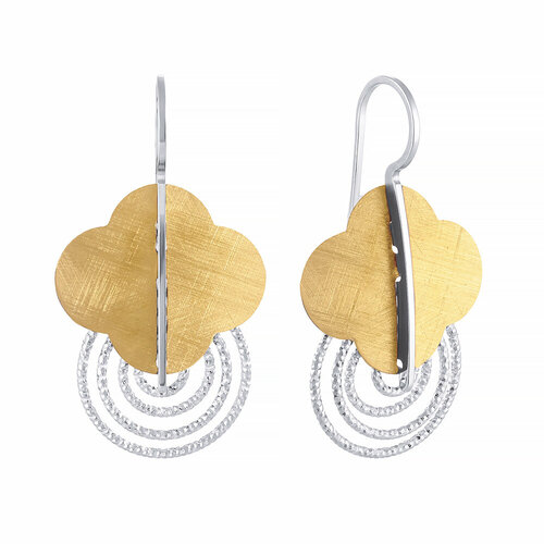 Серьги ELEMENT47, серебро, 925 проба