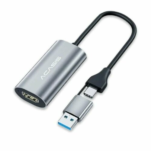 Карта видеозахвата Acasis VC-001 HDMI - USB / Type C с частотой 4K 30Hz 1080p