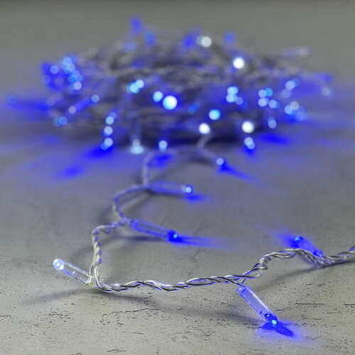 BEAUTY LED Светодиодная гирлянда Quality Light Cap 100 синих LED, холодное мерцание, 10 м, прозрачный ПВХ, соединяемая, IP65 PST100BLWCAP-10-2B