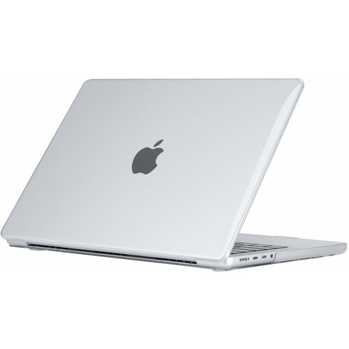 Защитный чехол накладка для MacBook Pro 14 A2442 2021 Toughshell HardCase из поликарбоната, цвет кристалл прозрачный