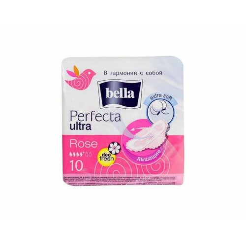 BELLA Гигиенические прокладки Perfecta Ultra Rose Deo Fresh, 10 шт/ 1 уп