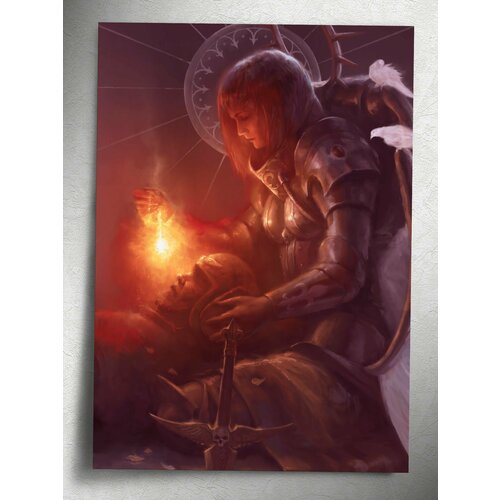 Постер: Умиротворение от Святой Целестины (Сестры Битвы, Вархаммер 40000), на А4